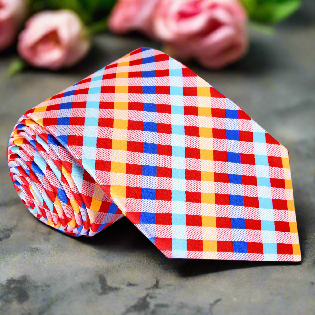 Lockwythe Check Necktie