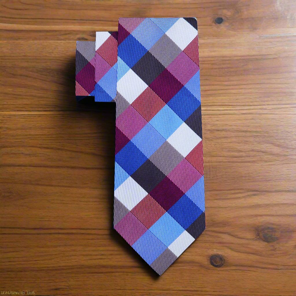 Sophisticated Check Necktie