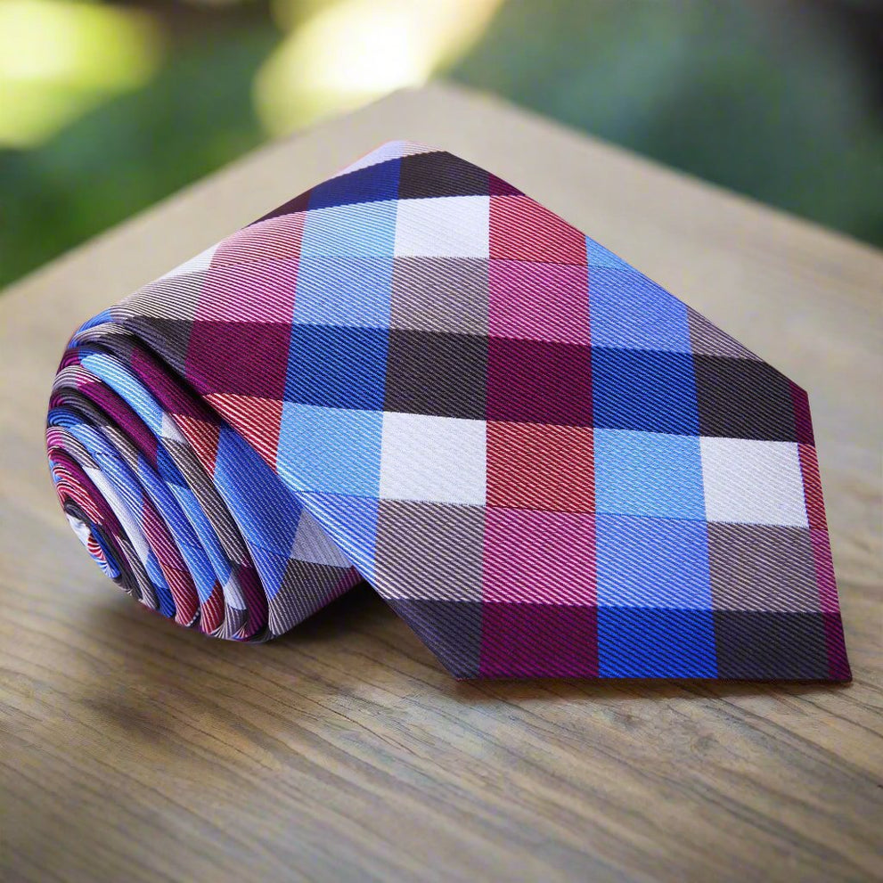 Sophisticated Check Necktie