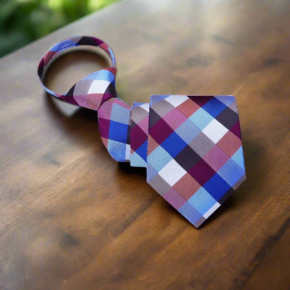 Sophisticated Check Necktie