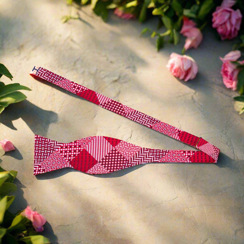 Malibu Geometric Self-Tie Bow Tie