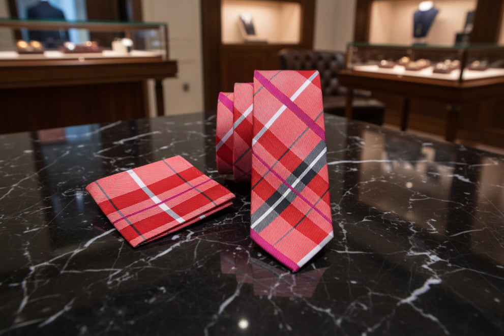 Colbridge Plaid Necktie