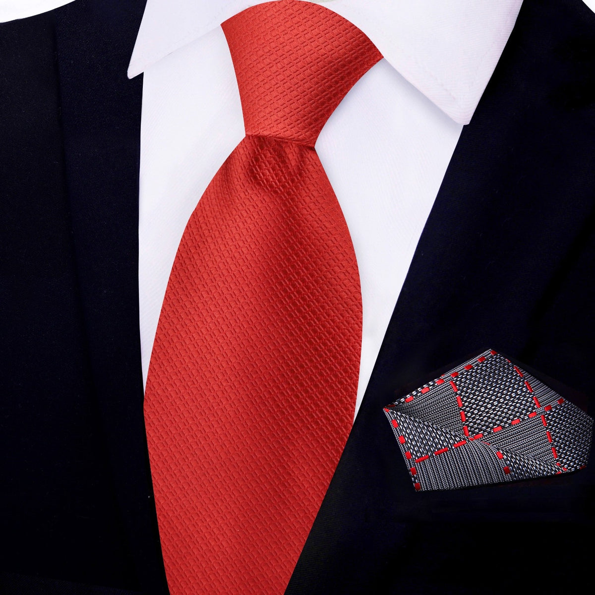 Commodore Red Necktie
