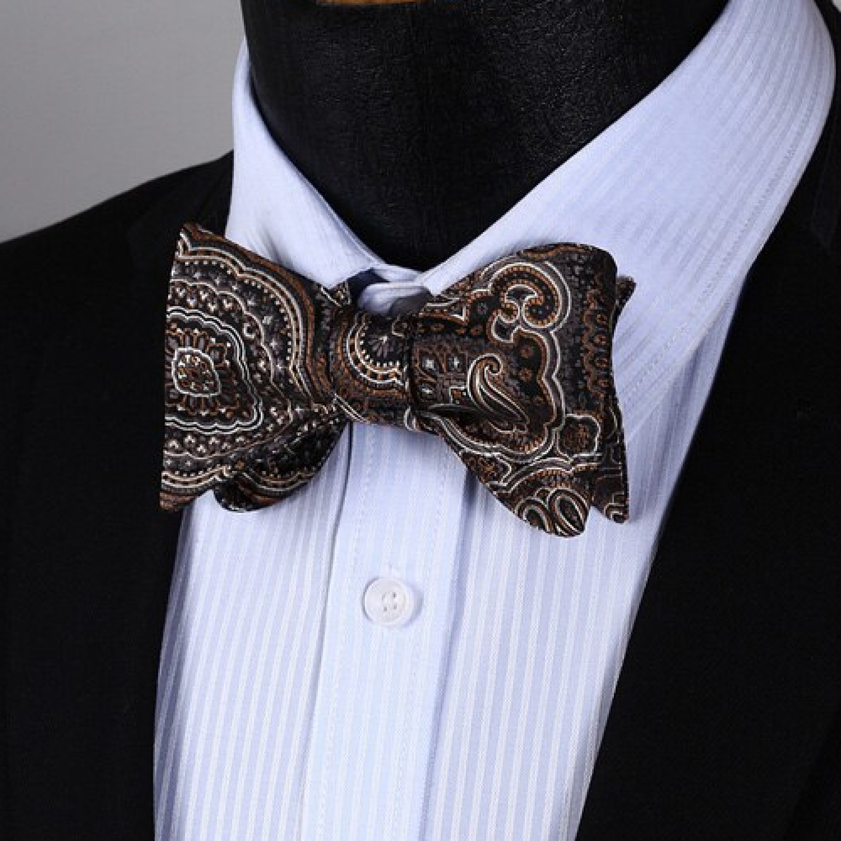 Elaborate Paisley Self-Tie Bow Tie
