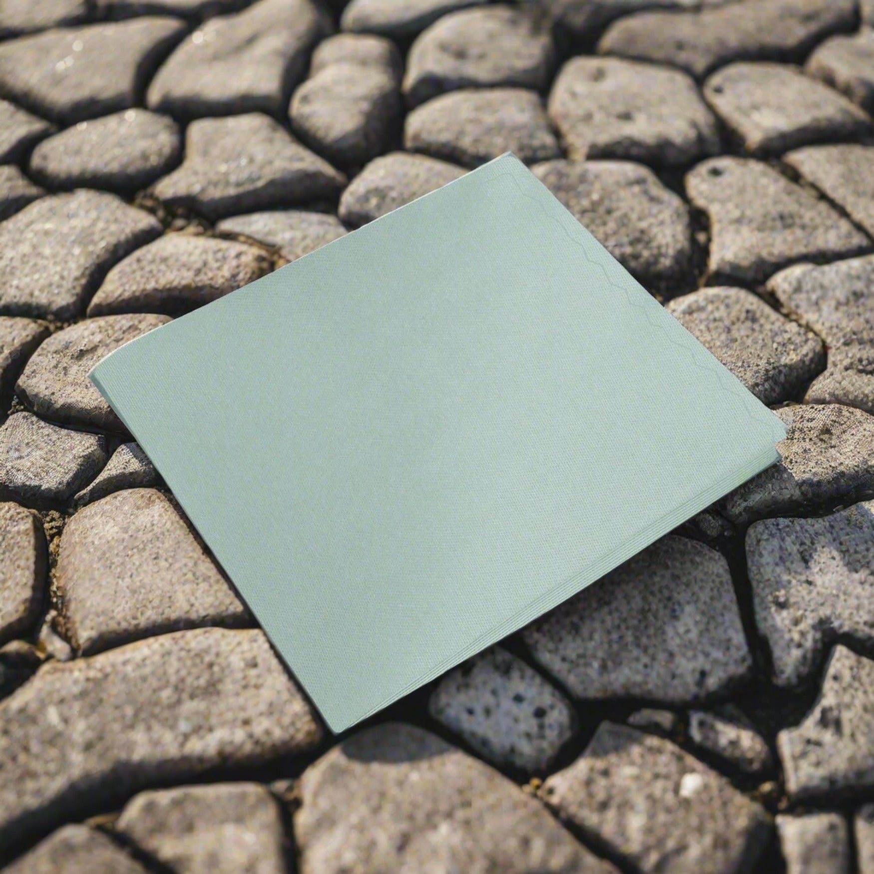 Lustrous Solid Stone Pistachio Pocket Square