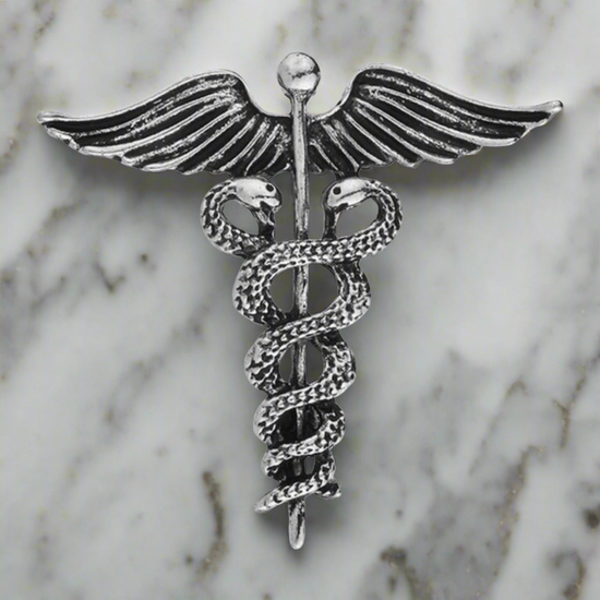 Caduceus Lapel Pin