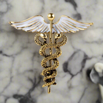 Caduceus Lapel Pin