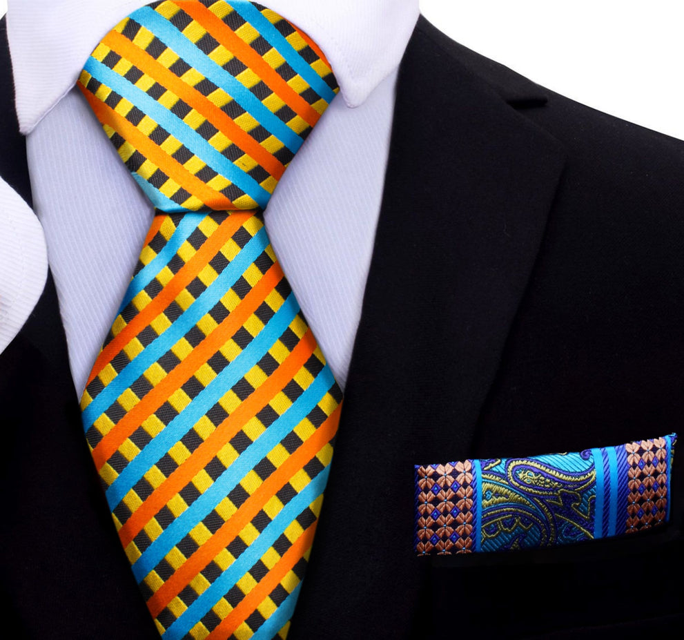 Colosseum Plaid Necktie