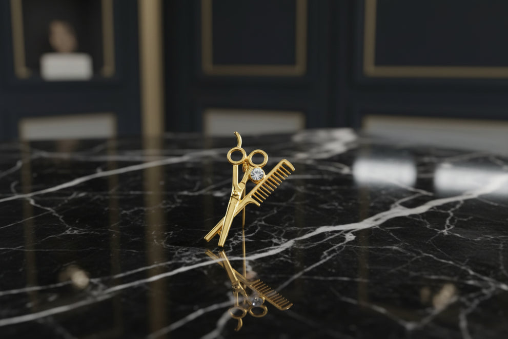 Luxury Barber Lapel Pin