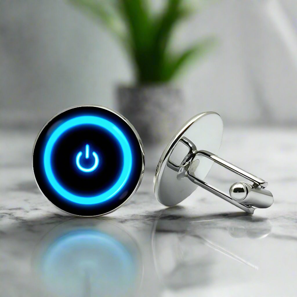 POWER Button Cufflinks